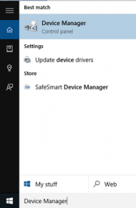 วิธีเปิด Device Manager (ตัวจัดการอุปกรณ์) ใน Windows 10